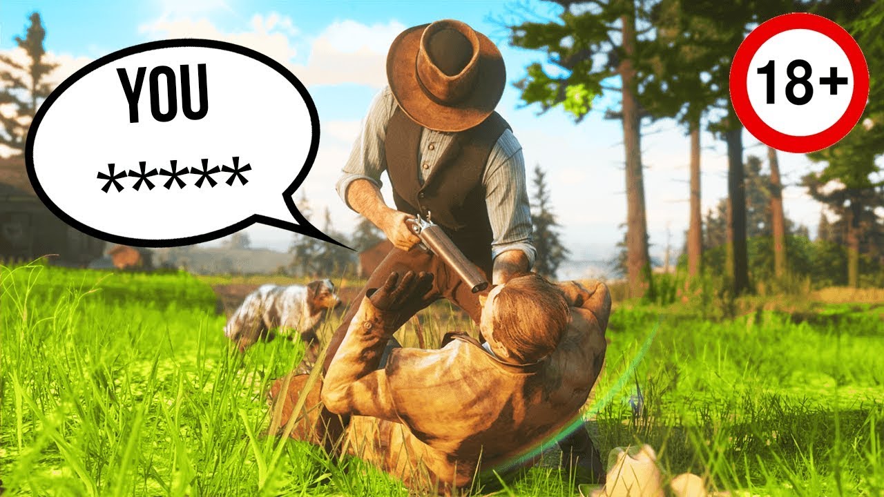 Very Offensive Red Dead Online Moments - YouTube
