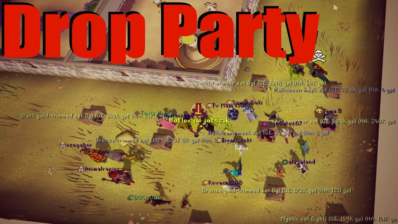 Drop Party + Tag Event | Old School RuneScape - YouTube