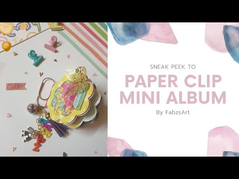 Mini Album | Paper Clip Mini Album - YouTube