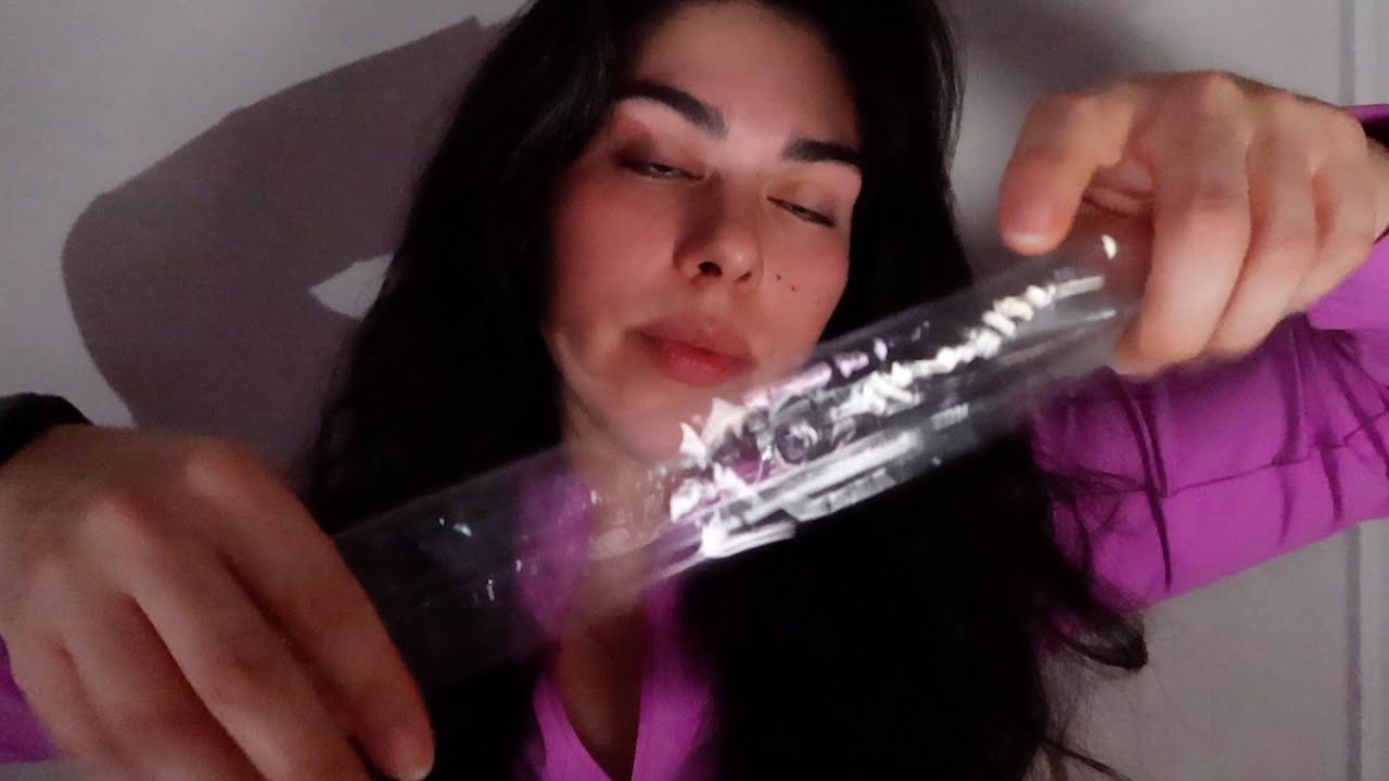 FAST AND AGGRESSIVE ASMR (w/ Tapping, Gripping, Inaudible/Unintelligible Whisper, & Crinkle ...