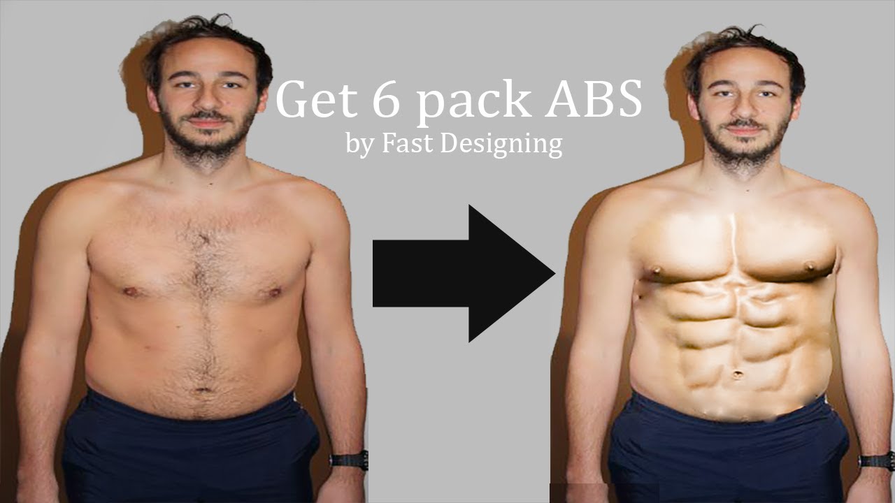 Get easy 6 pack ABS in photoshop.. - YouTube