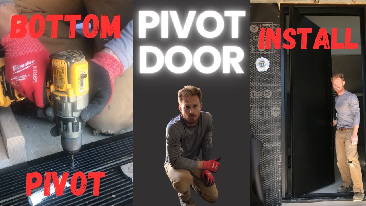 Pivot Door - FritsJurgen Bottom Pivot Hinge Installation - YouTube