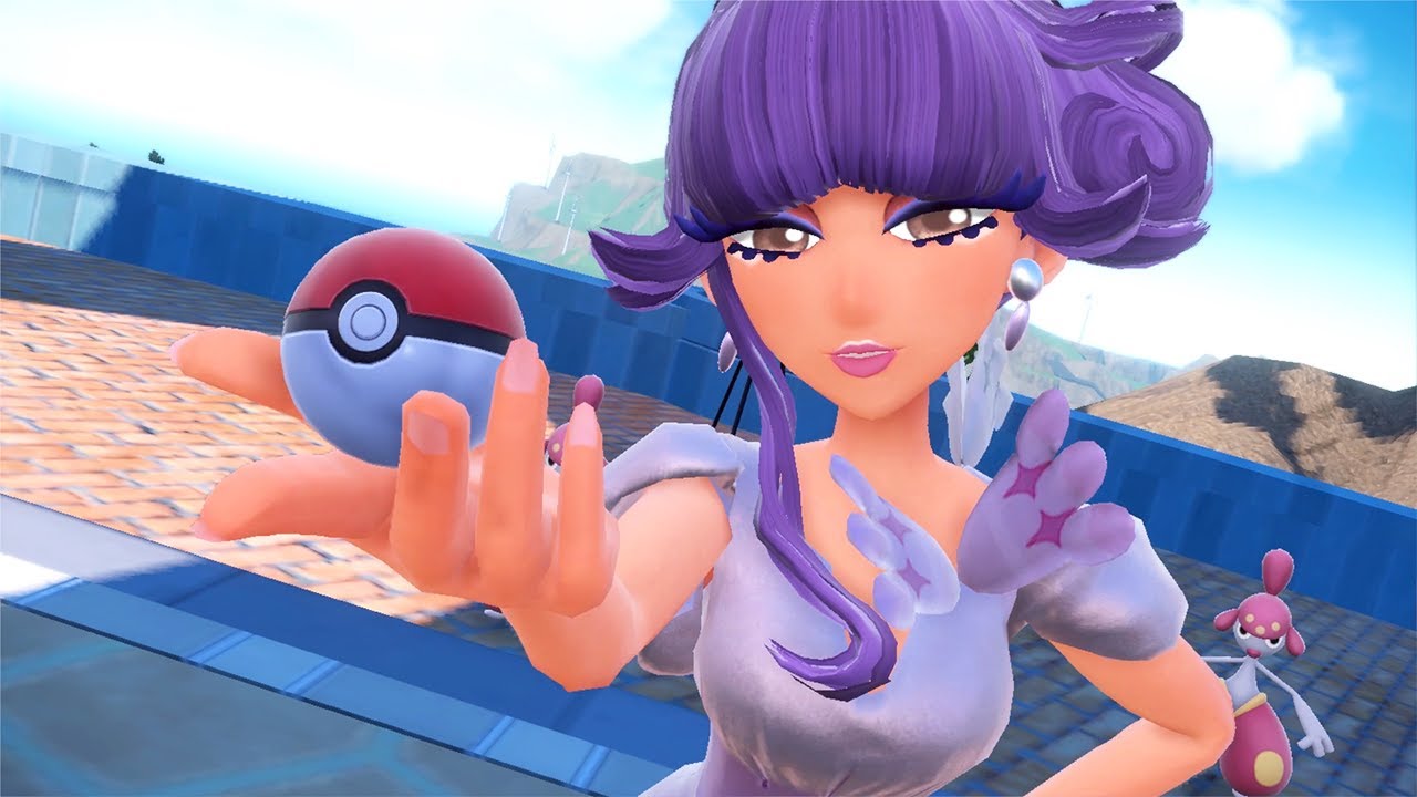 Pokemon Scarlet and Violet - Gym Leader Tulip Battle - YouTube