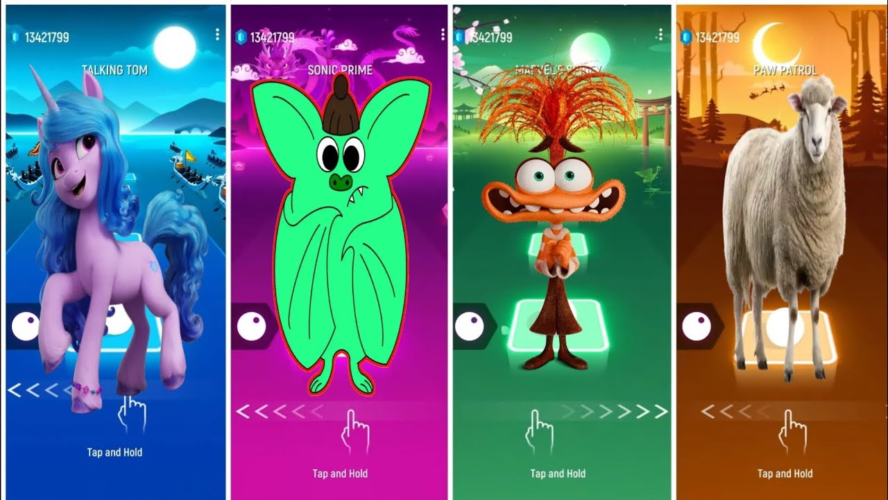 My Little pony🆚Nighty Boo🆚Anxiety Ketun🆚SpongeBob SquarePants💥Who is ...