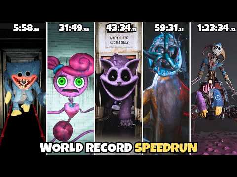 Poppy Playtime: Chapter 1,2,3,4,5-World Record Speedrun(Glitchless)