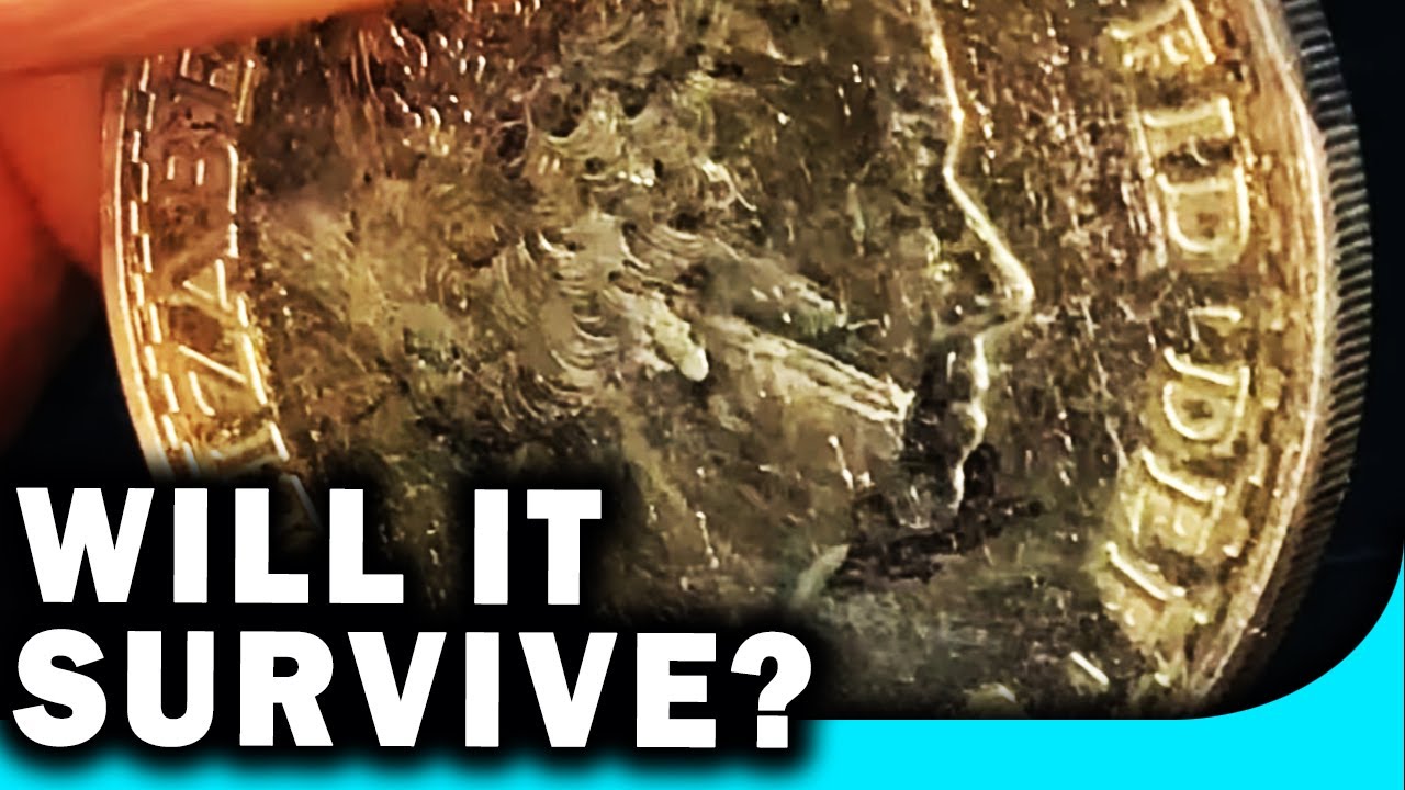 Will This Silver Coin Survive In Bleach? - YouTube