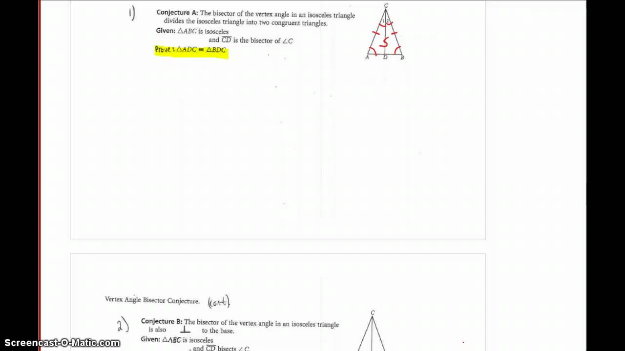 Angle Bisector Conjecture - YouTube