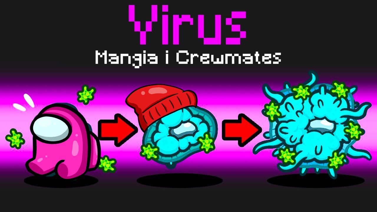 IL NUOVO RUOLO DI VIRUS SU AMONG US CON LE MOD!! - YouTube