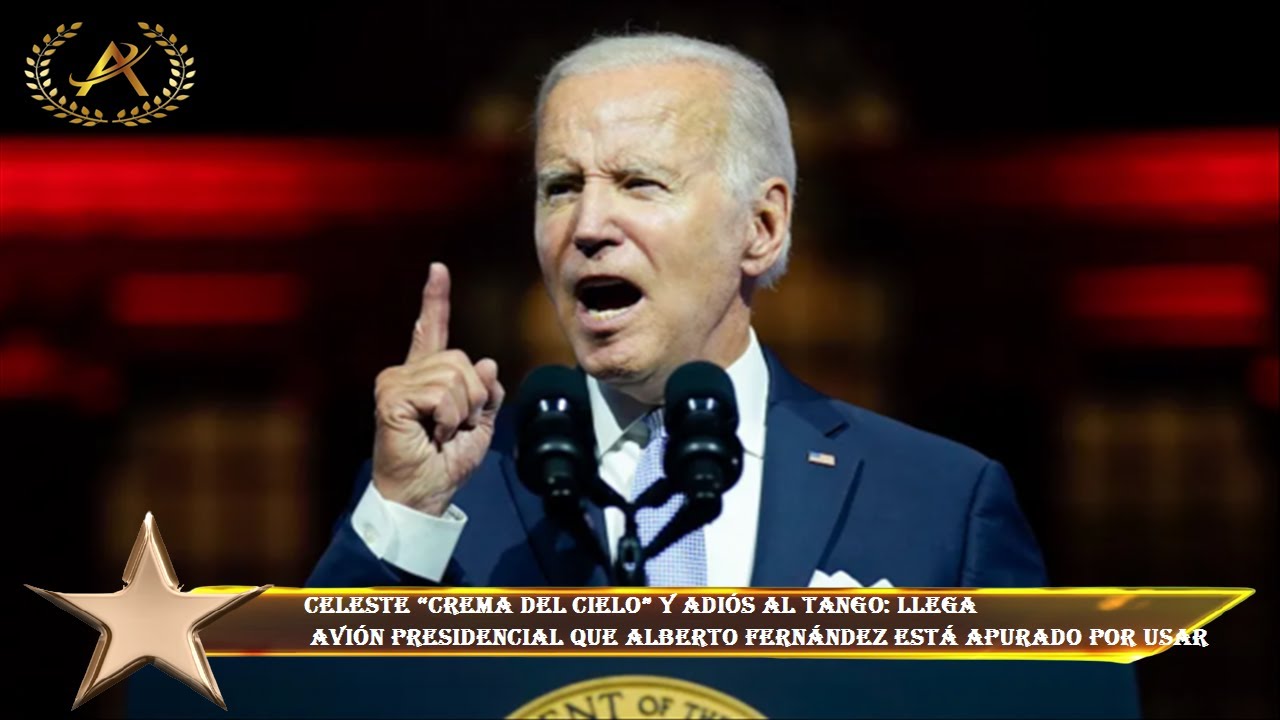 Celeste “crema del cielo” y adiós al Tango: llega avión presidencial ...