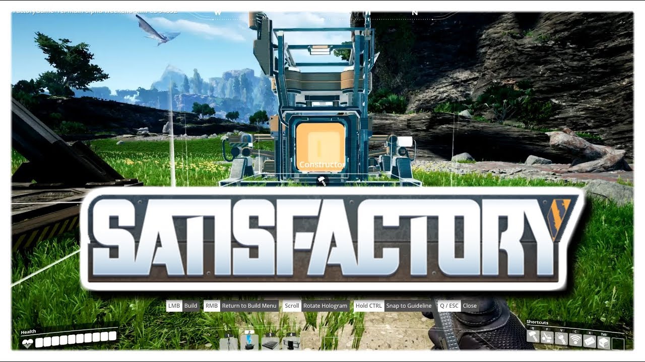 1st person Factorio! | Satisfactory Alpha Gameplay *Dutch* - YouTube