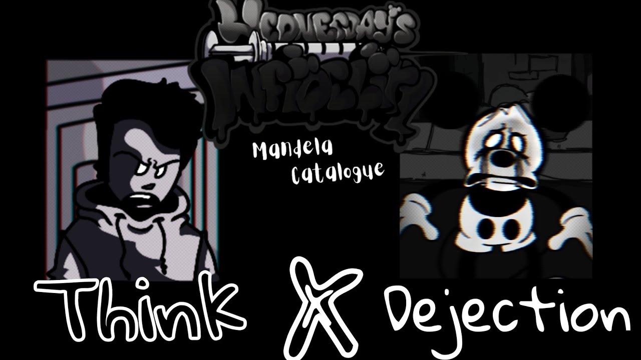 fnf-mashup think dejection (think x dejection) mickey.avi vs mark ...