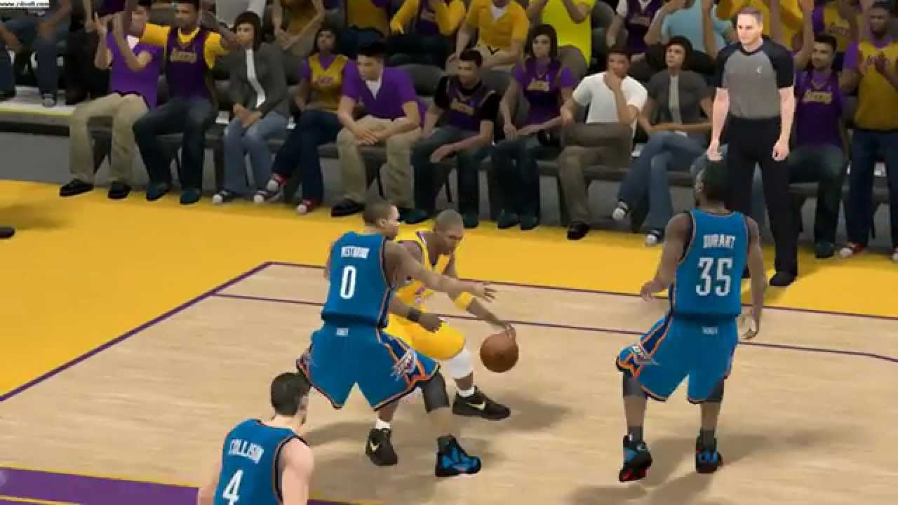 nba2k12 Kobe Bryant amazing backboard shot! - YouTube