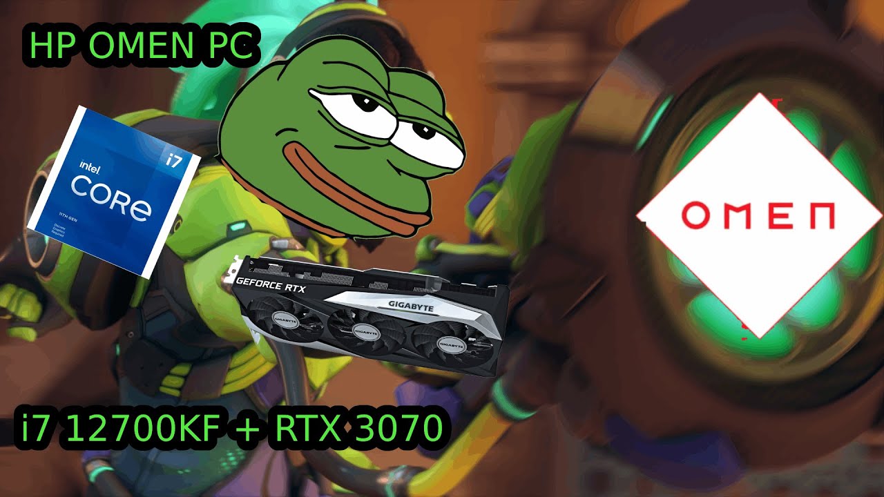 i7-12700KF + RTX 3070 (Low Settings) ft. HP-Omen 40L Raw Overwatch 2 ...