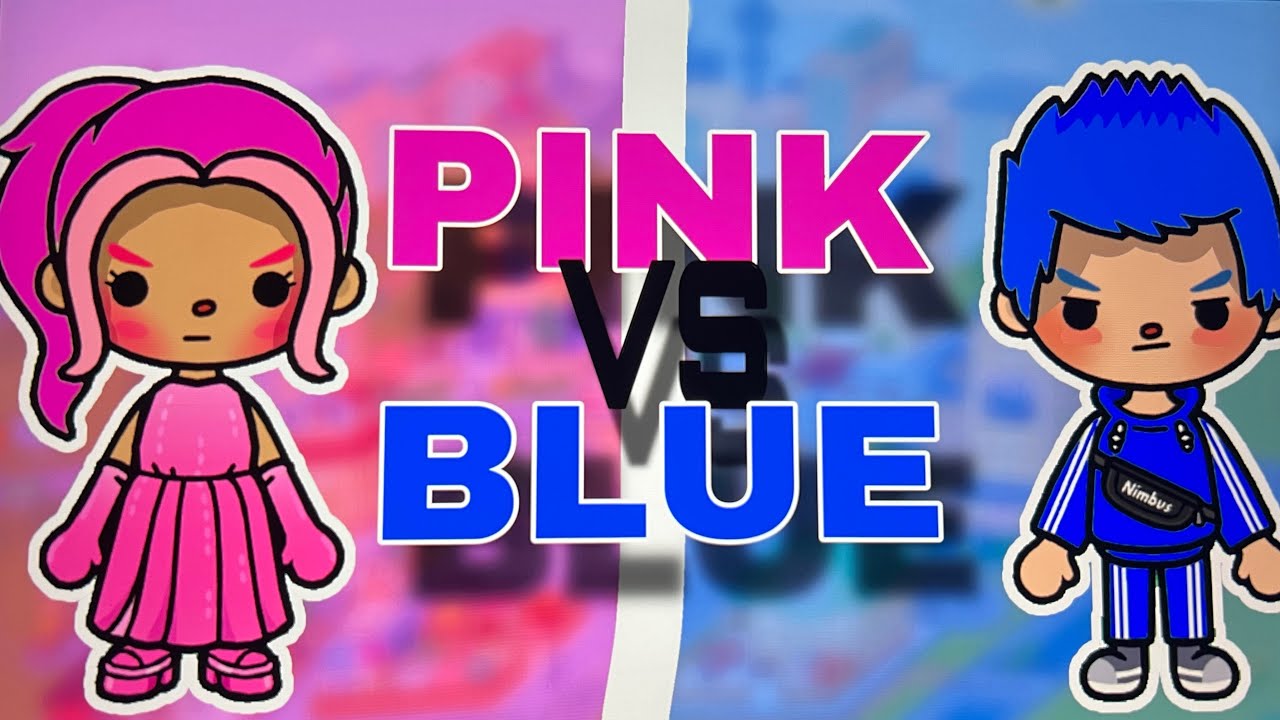 Pink VS Blue 💗🐬 Love Story 💗🐬 WITH VOICES 💗🐬 Toca Shimmer - YouTube