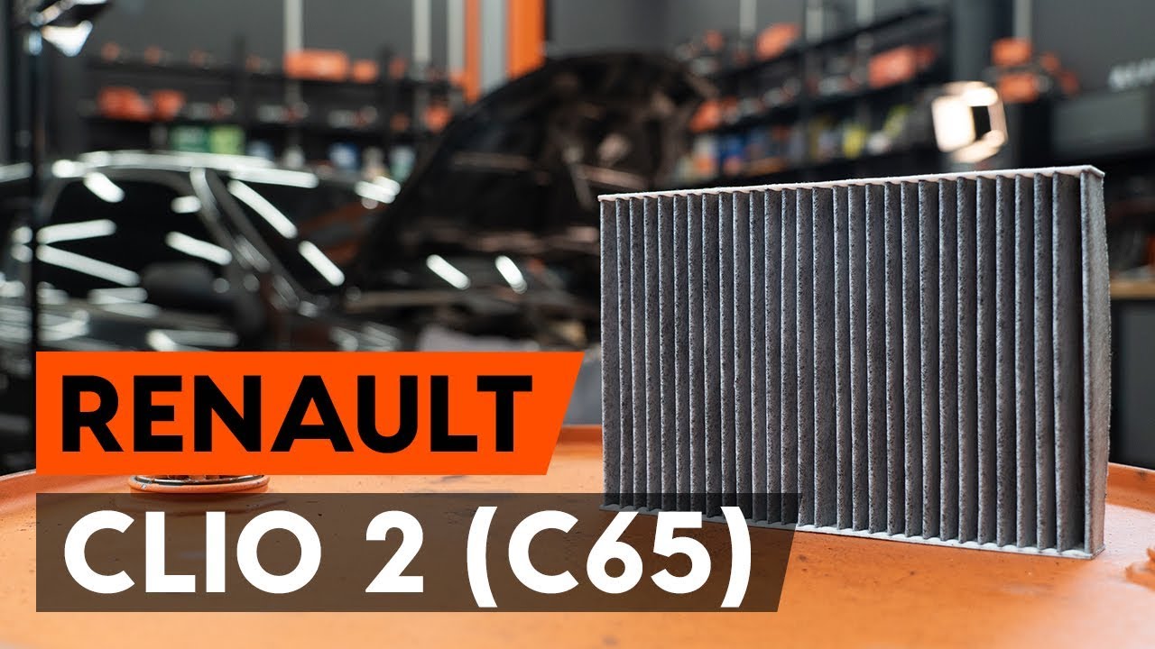 Kako zamenjati filter kabine na RENAULT CLIO 2 (C65) [VODIČ AUTODOC ...