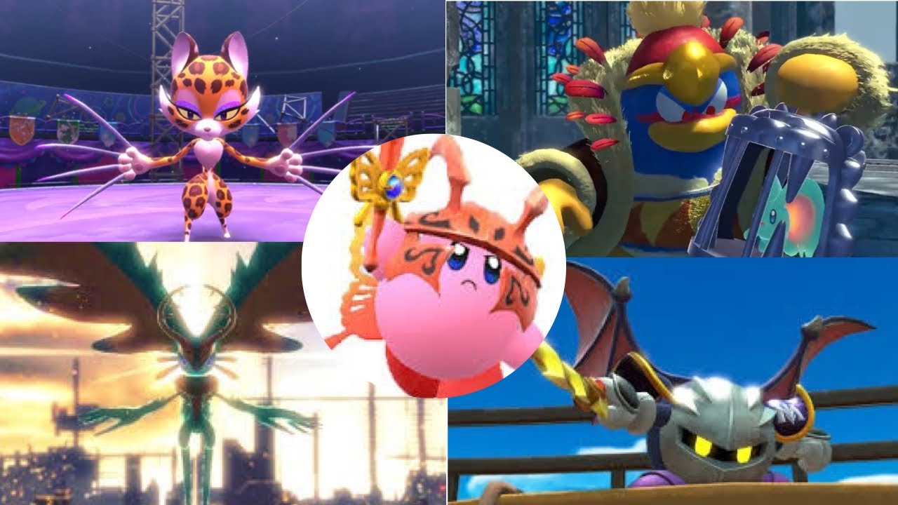 morpho knight Kirby V.S Kirby and the Forgotten land bosses - YouTube