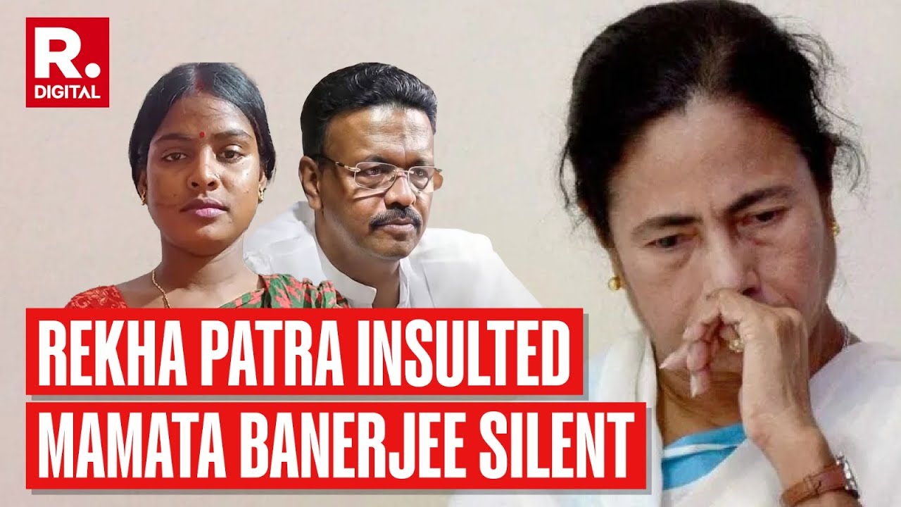 Rekha Patra Insulted By TMC Leader Firad Hakim, Mamata Banerjee Remains ...