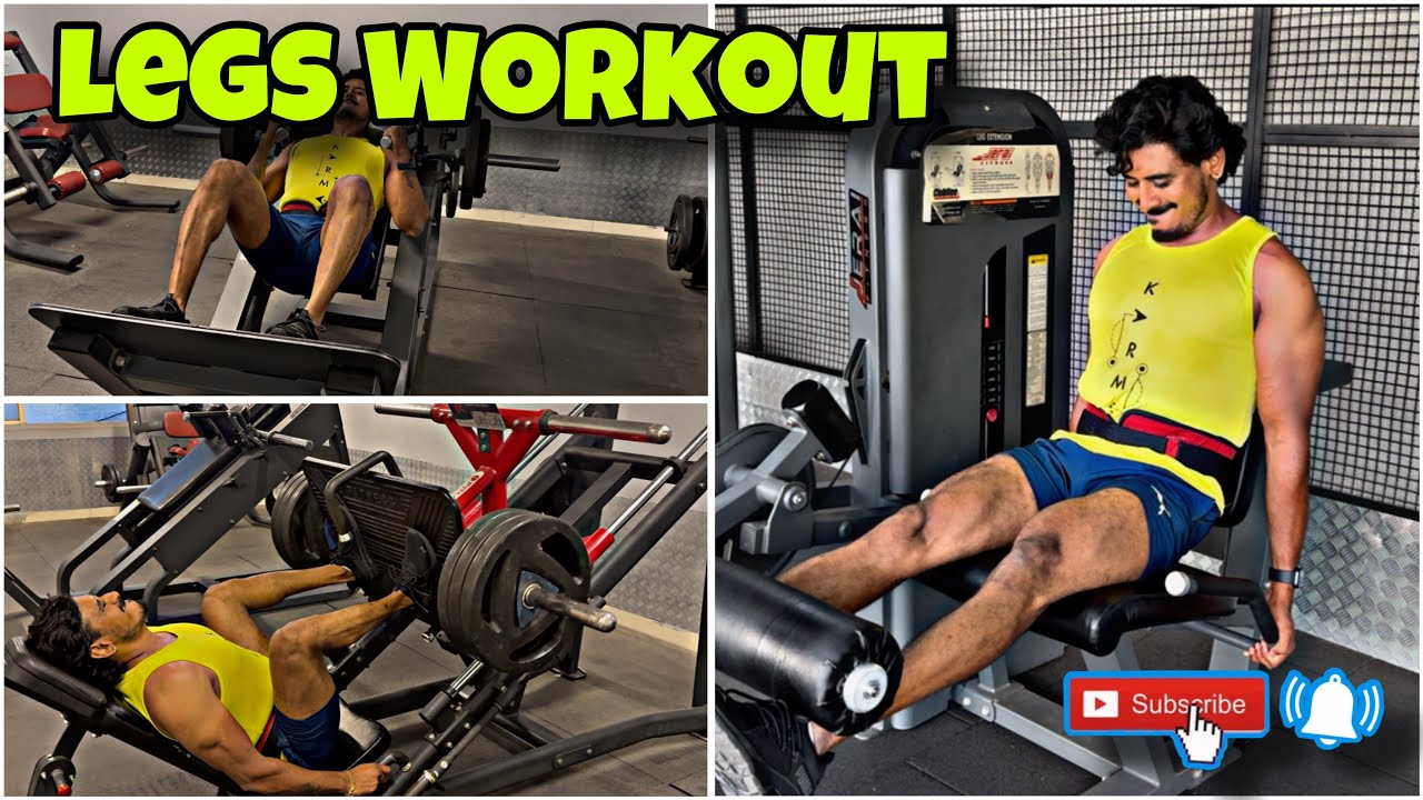 "Unbelievable Leg Transformation 💪 | Ultimate Gym Workout for Killer ...