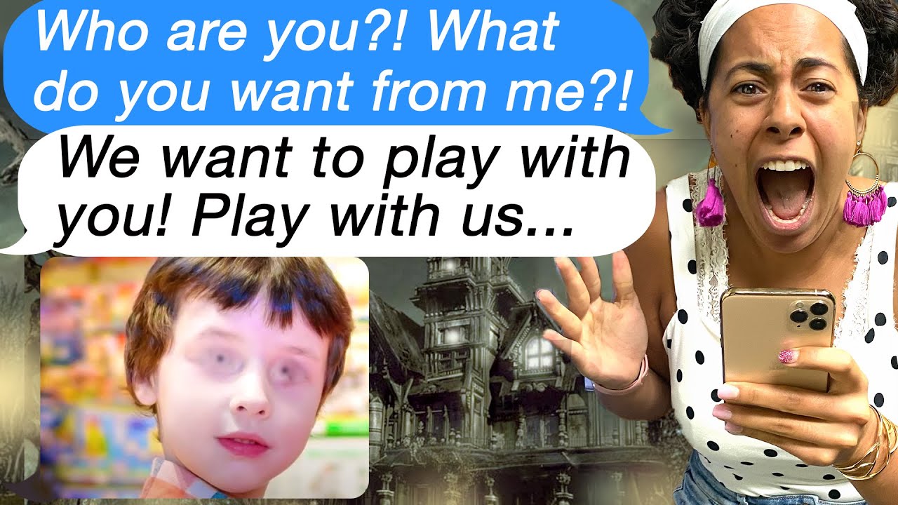 Texting The GHOST CHILDREN That Are HAUNTING ME!! (Scary Text Message ...