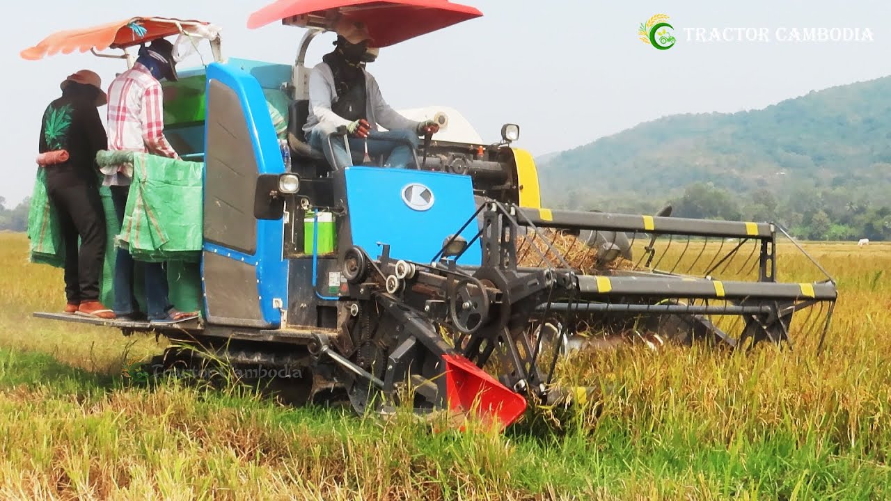Nice Activities Harvester Operator Techniques Skills Harvesting Rice ...