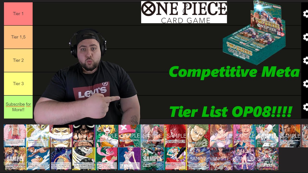 COMPETITIVE Meta Tier List OP08!! One Piece Card Game 2024!! - YouTube
