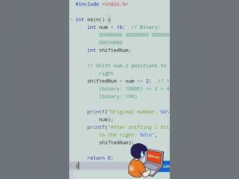 Shift operator / c programming / program - YouTube
