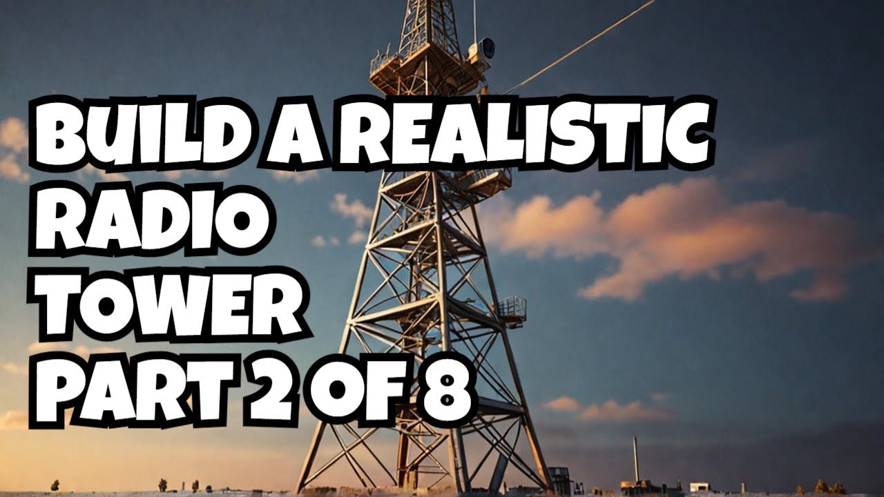The Model Railroader's Secret to Building a REALISTIC Radio Tower! (2 ...