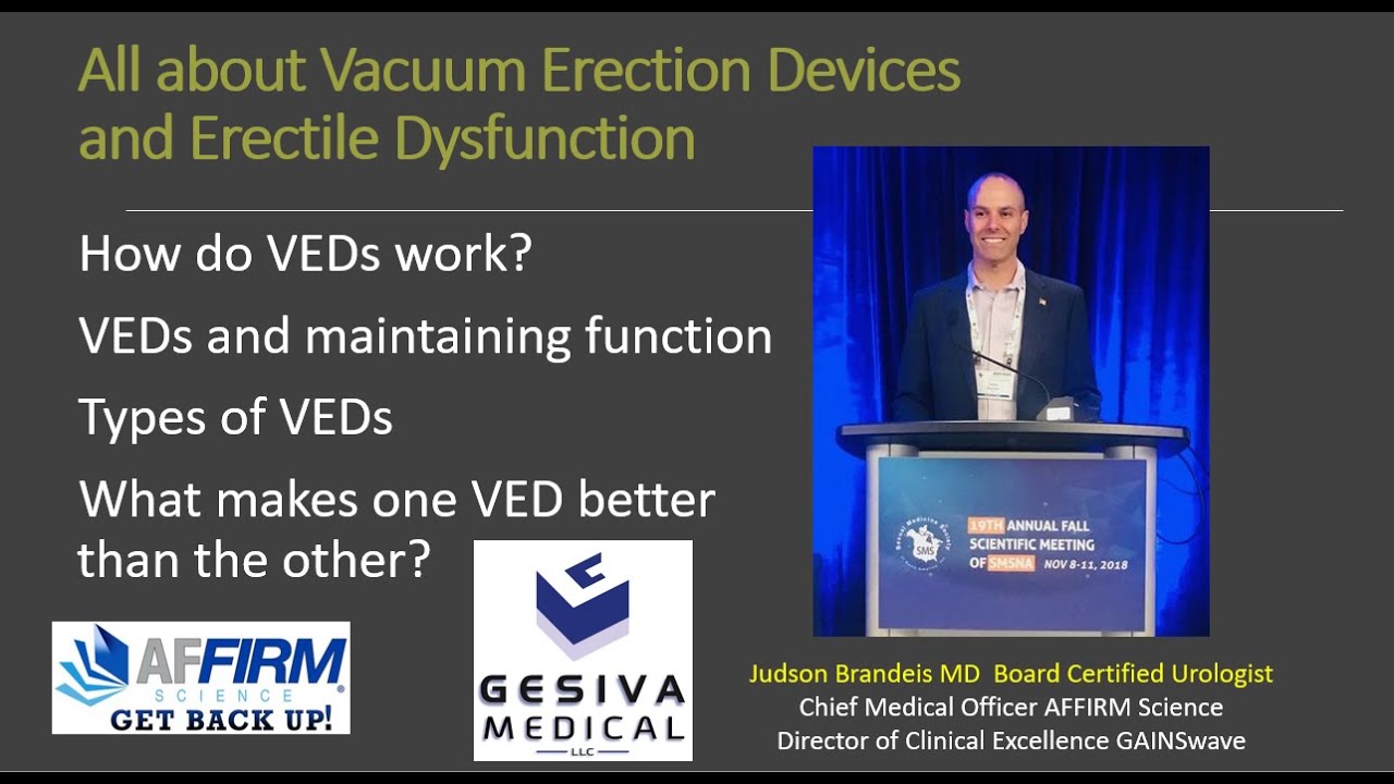 Vacuum Erection Devices and Erectile Dysfunction - YouTube