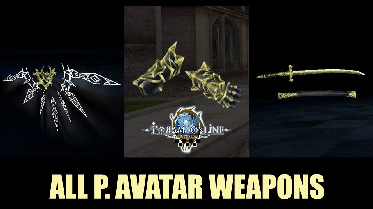 All P. Avatar Weapon Appearances & Stats - Toram Online - YouTube