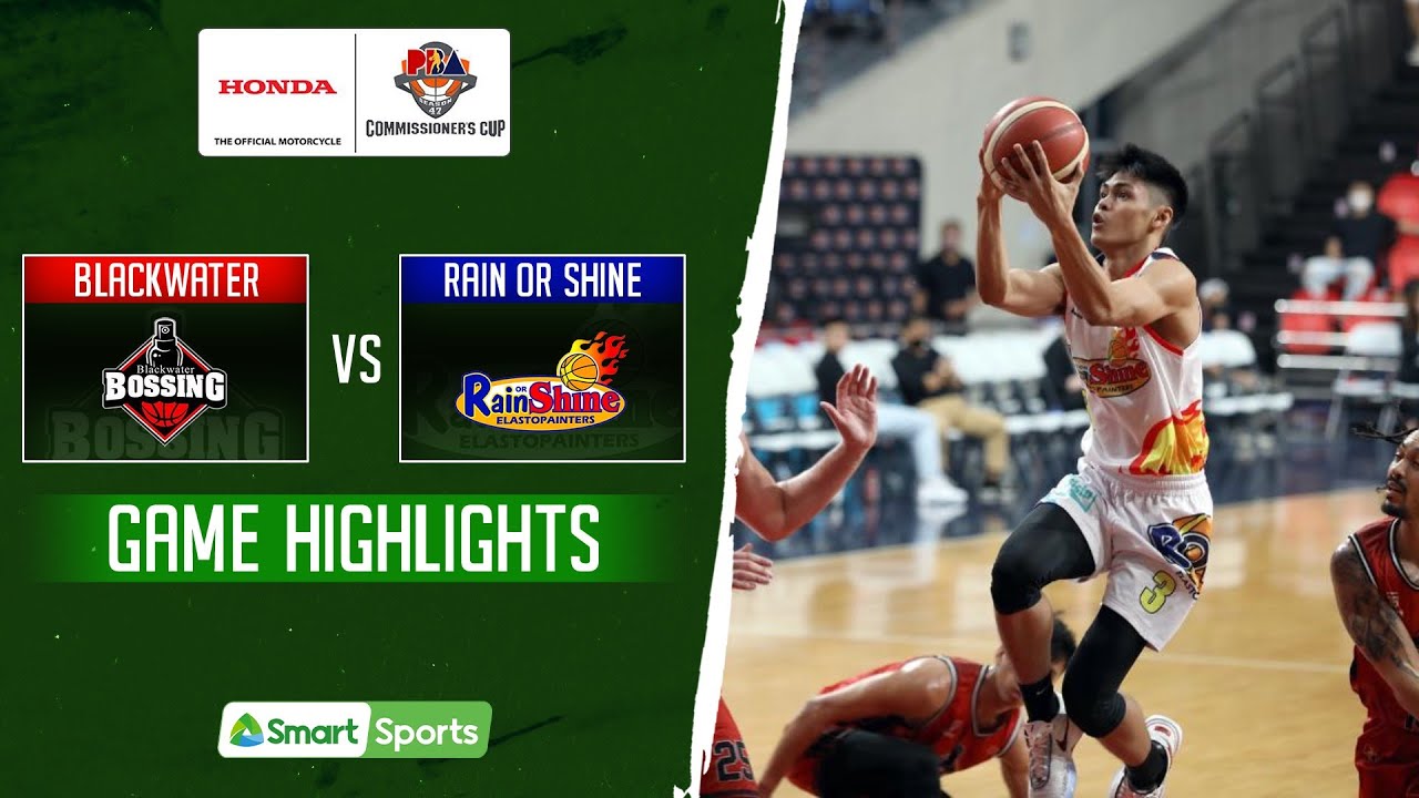 RAIN OR SHINE def BLACKWATER | 47th Season Honda PBA Commissioner's Cup ...