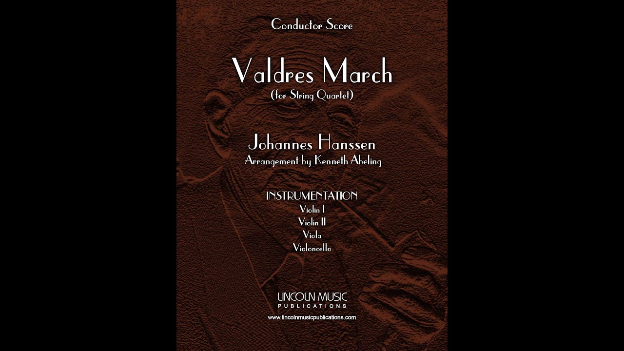 Valdres March (for String Quartet) - YouTube