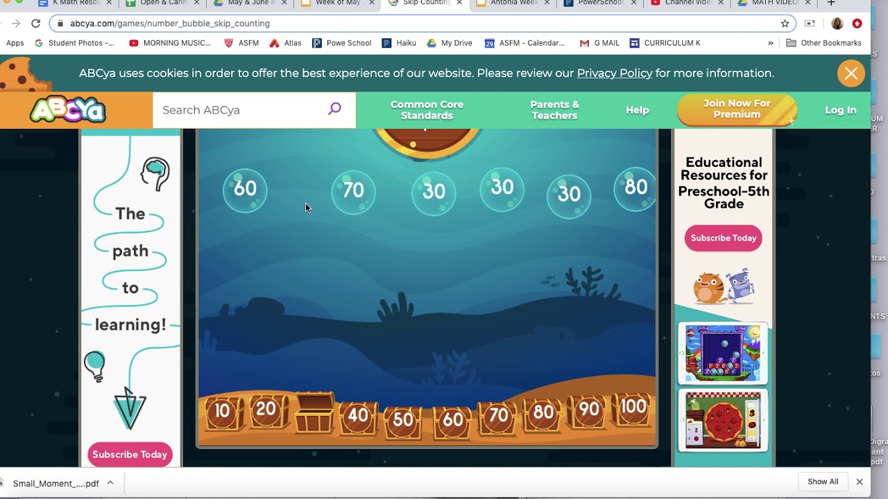 How to play Bubble Skip Counting - YouTube