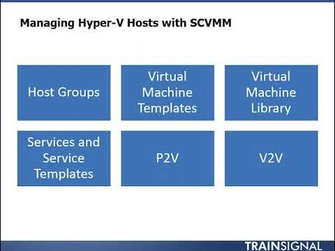 Lesson 19 - Managing Hyper V with SCVMM - YouTube