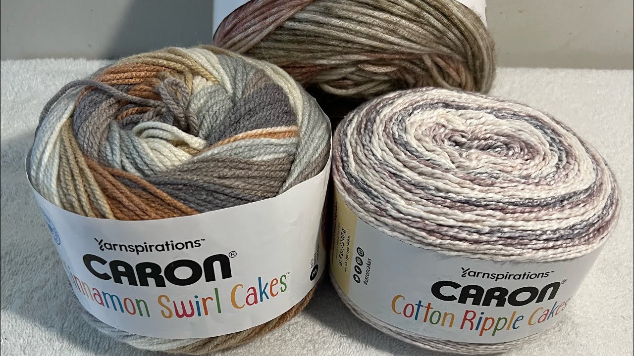 YARN REVIEW CARON Cotton Ripple Cakes💕CARON Cinnamon Swirl Cakes🌼CARON ...
