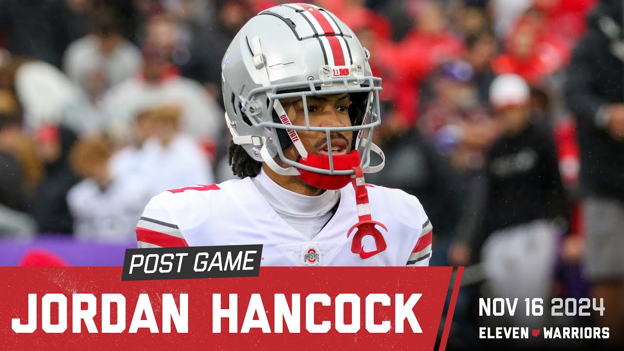 Jordan Hancock talks about Ohio State's defensive effort in win against ...