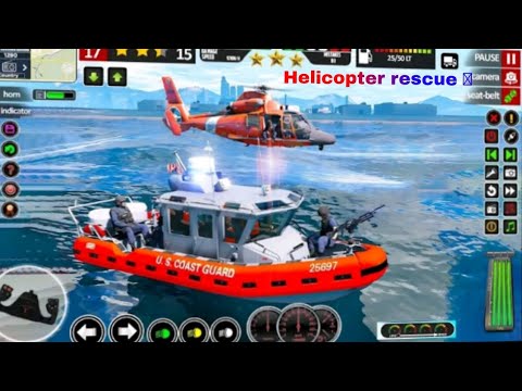 US Police Helicopter Flying Rescue Game 3D - Helicopter Simulator ...