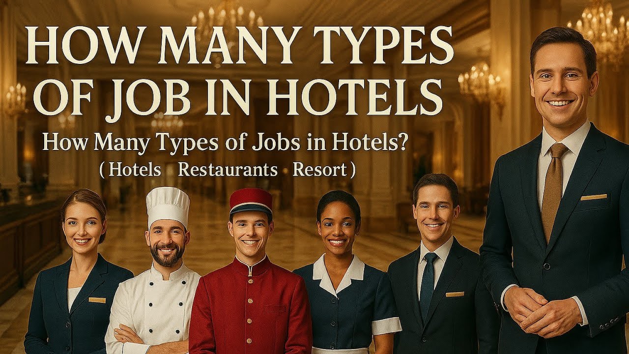 How Many Types Of Job In Hotels || How To Work In Hotel Job ...