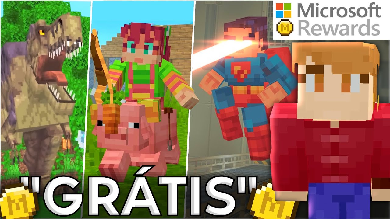 COMO GANHAR MINECOINS DE "GRAÇA" PARA O MINECRAFT BEDROCK USANDO O ...