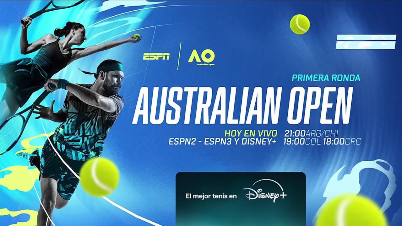 Australian Open 2025 - PRIMERA RONDA - ESPN/Disney+ PROMO - YouTube