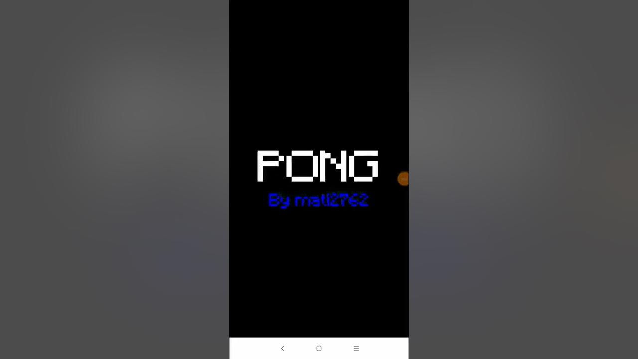 Pong Multiplayer Android Libgdx - YouTube