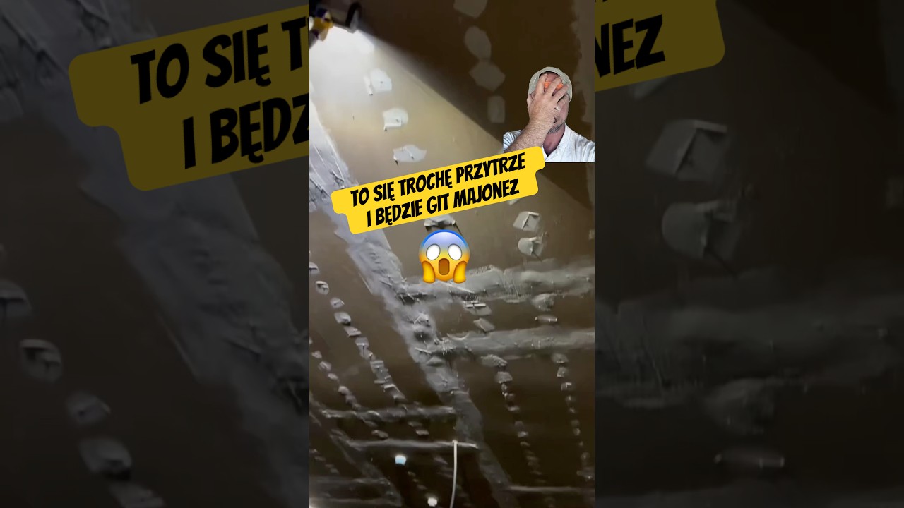 Przytrze się trochę i bedzie git🫣 #remonty #malarz #malowanie # ...