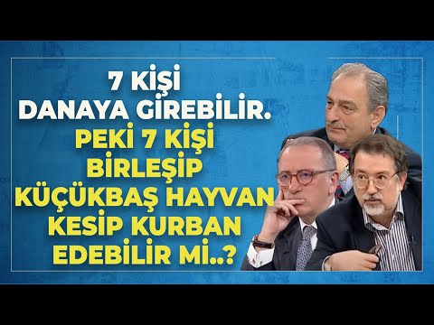 7 Kişi Danaya Girebilir.  Peki 7 Kişi Birleşip Küçükbaş Hayvan Kesip Kurban Edebilir Mi..?