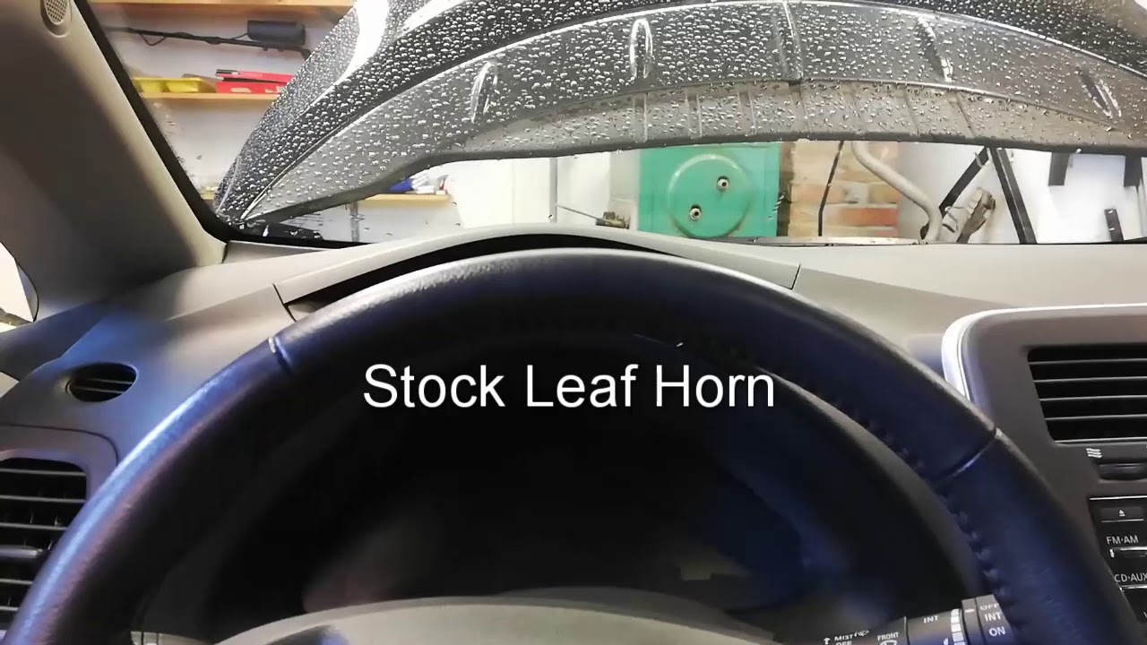 Nissan Leaf horn upgrade - YouTube