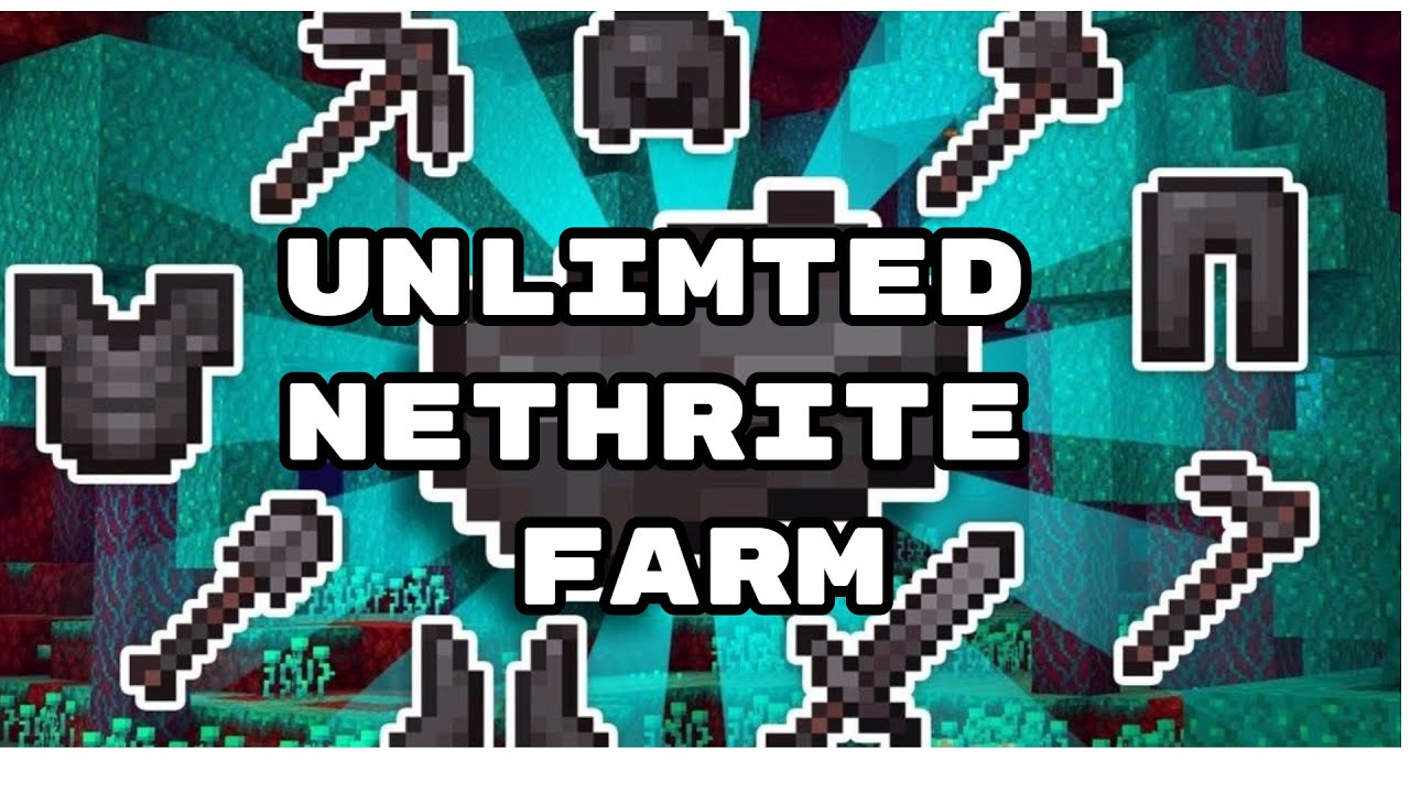 Unlimeted Nethrite Farm In Minecraft - YouTube