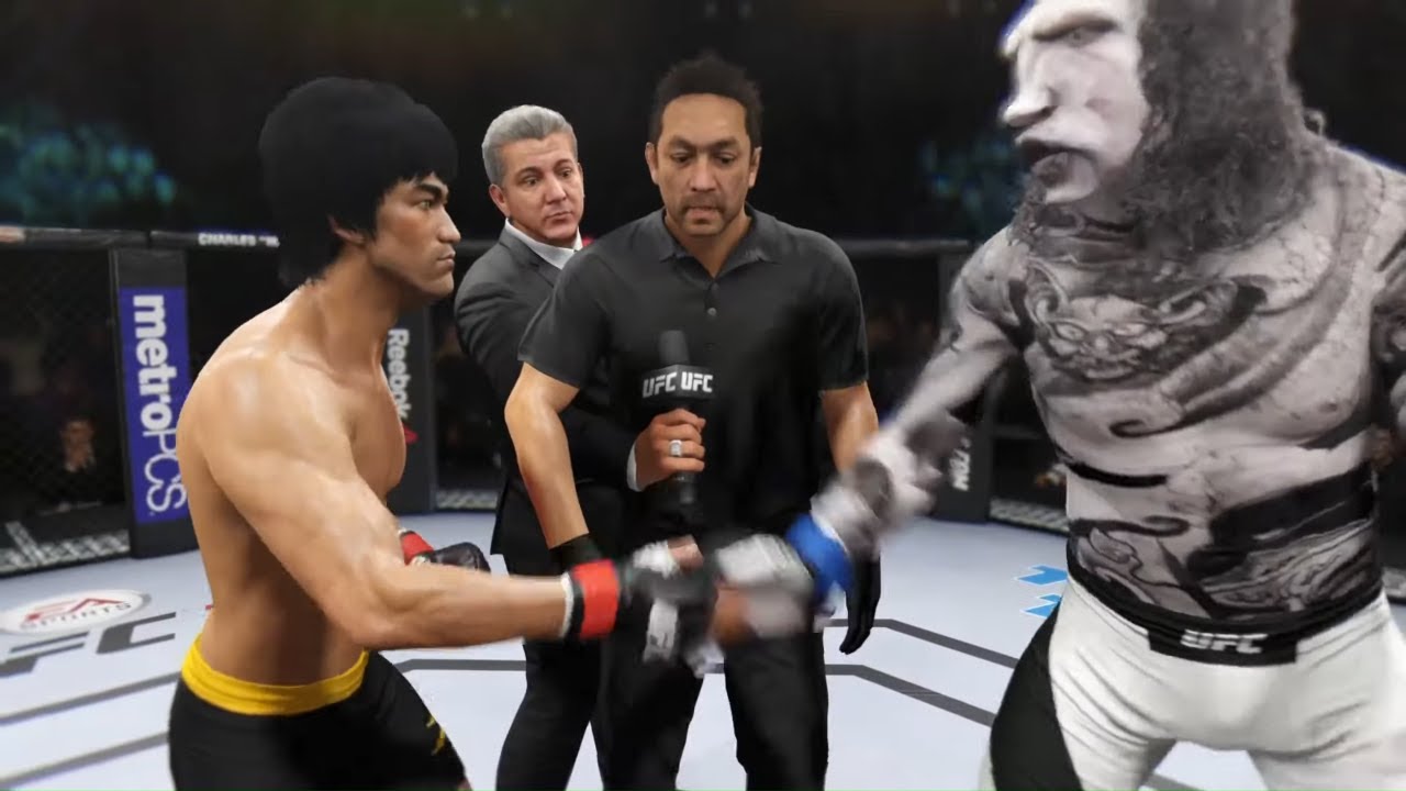 Bruce Lee vs. Stone Orc - EA Sports UFC 2 - Dragon Fights 🐉 - YouTube
