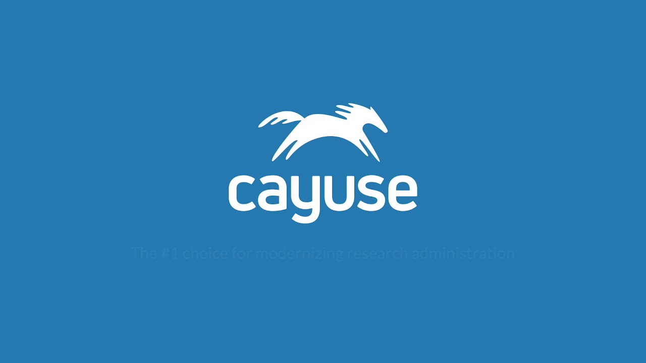 Research Administration Software - Cayuse Platform - YouTube