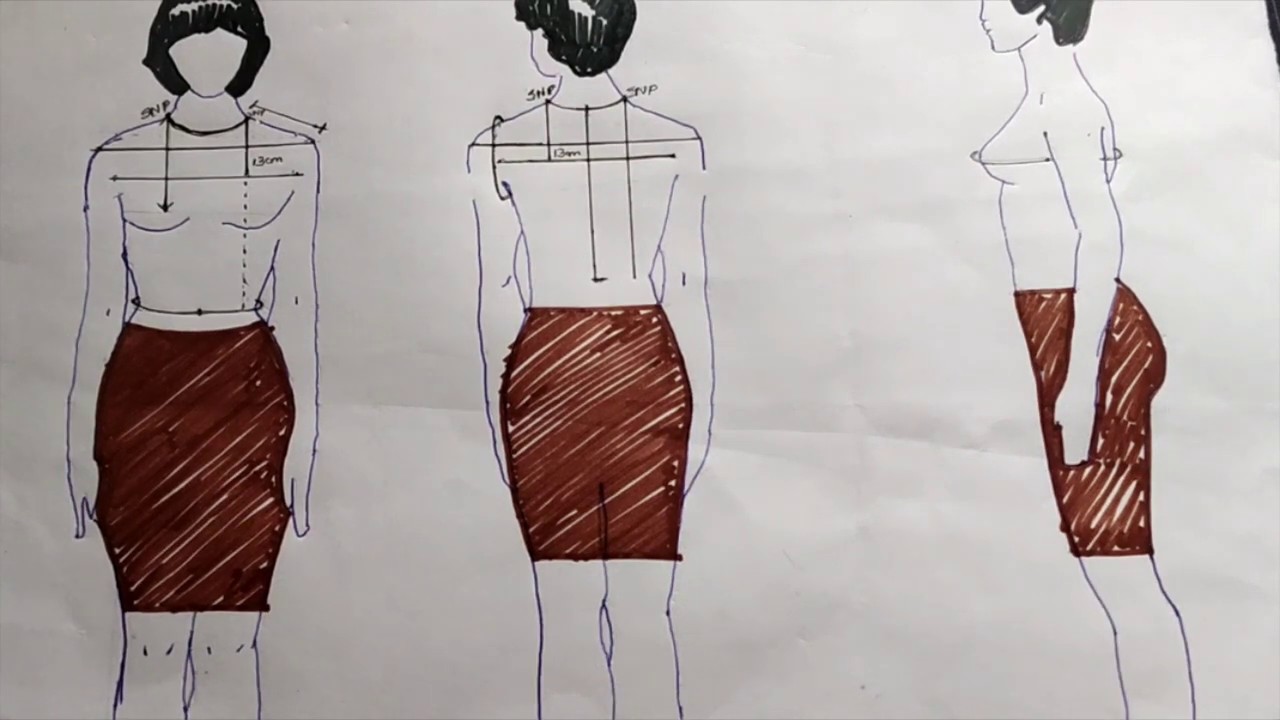 Measurements for a Basic Bodice Block Pattern - YouTube