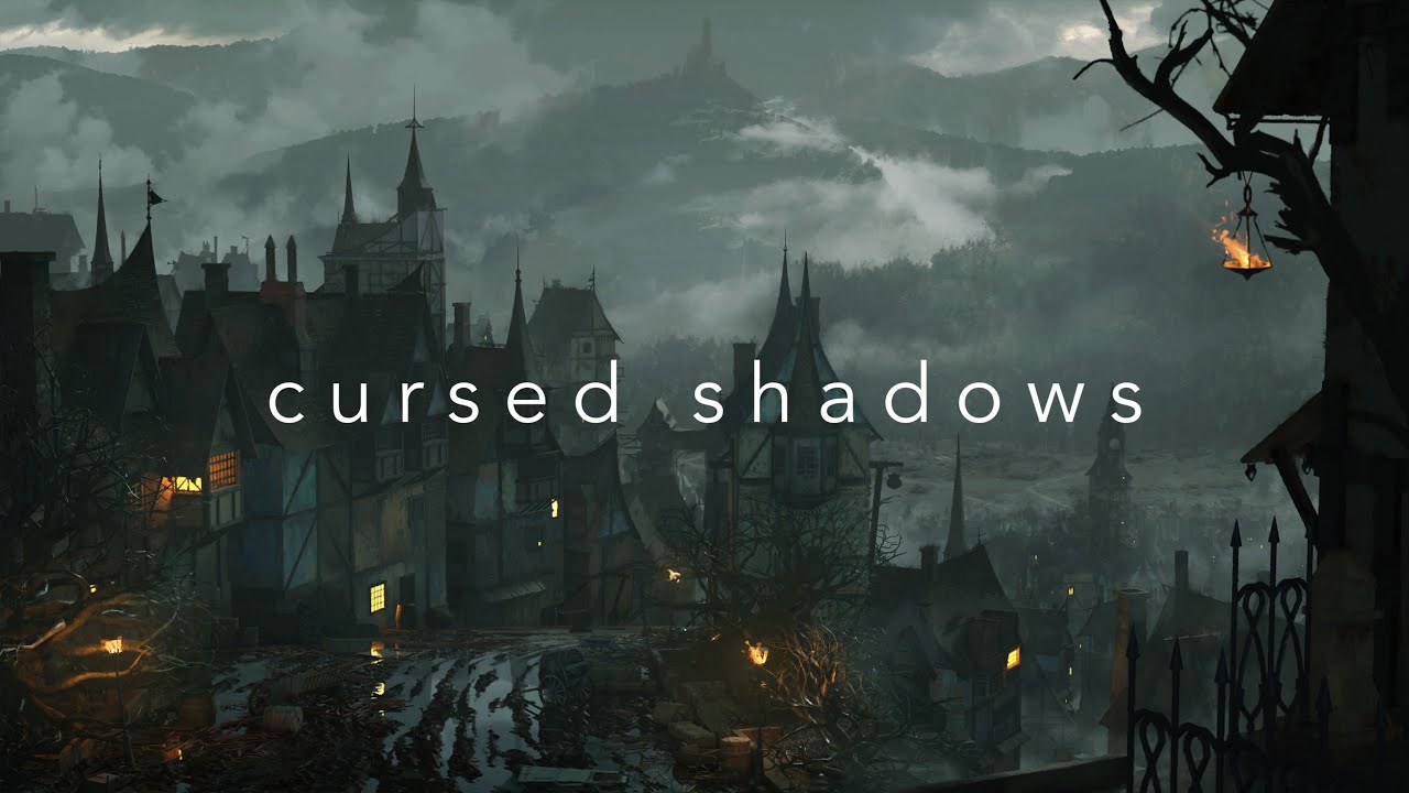 "Cursed Shadows: Enigmatic Ambience in a Dark Medieval Cityscape" | N O ...