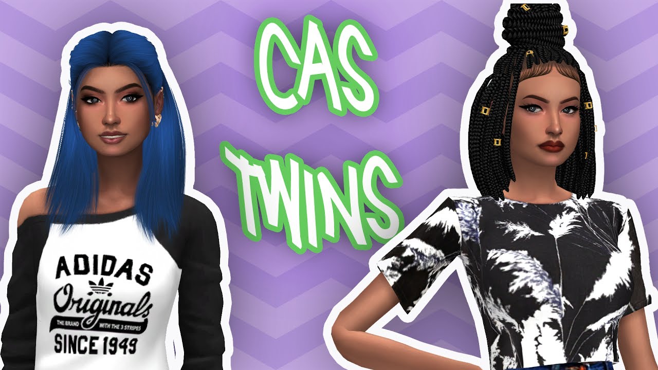 TS4 | CAS | Twin Sisters 👯 - YouTube