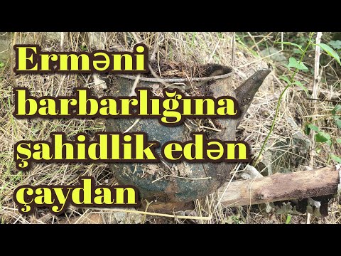 Yandırılmış evimizin həyətindən çaydan tapdım